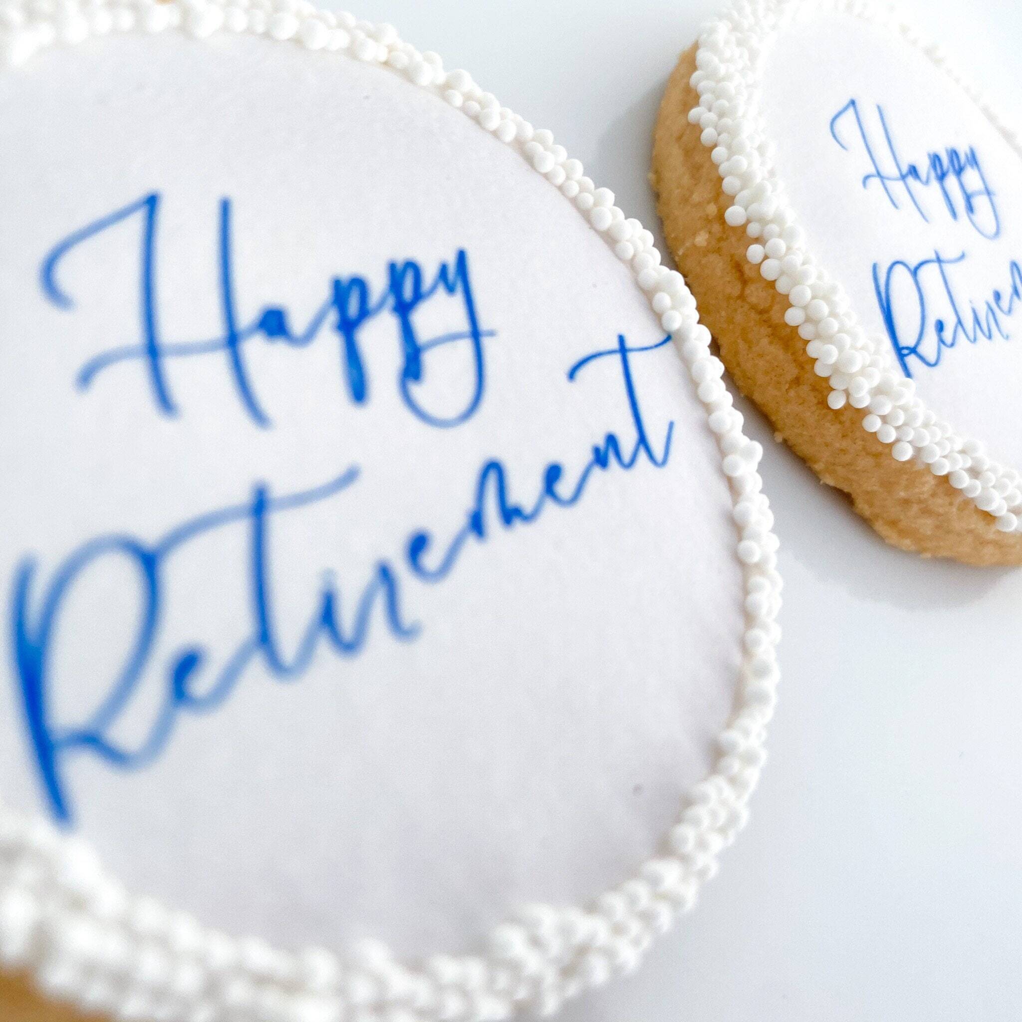 Happy Retirement Shortbread Cookies | Hudson Cookie Co.